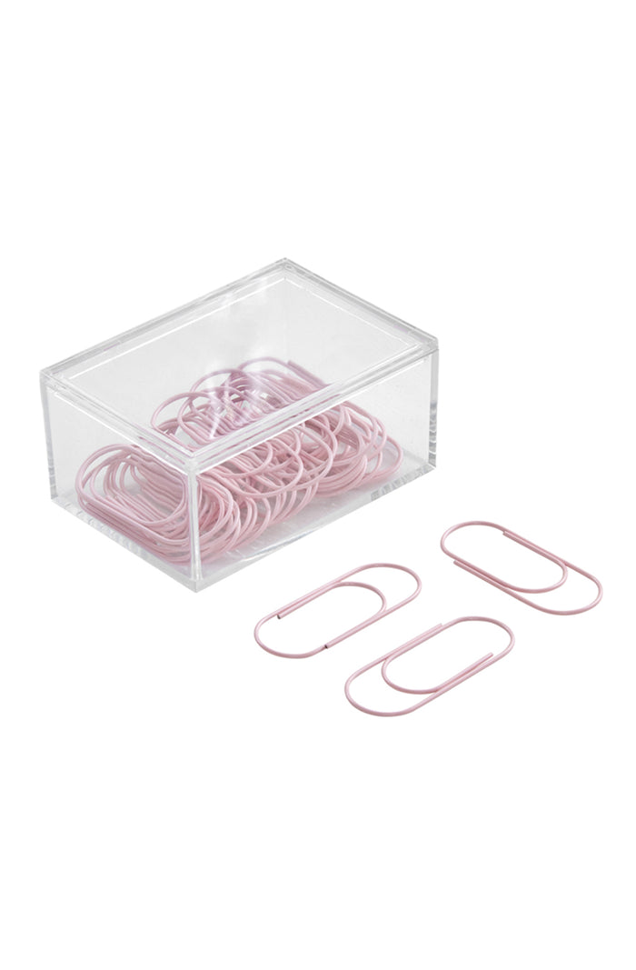 Grande Paper Clips - Peony | biancalorenne.co.nz