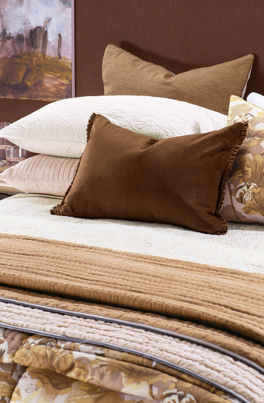 Waterlily Clay Comforter | biancalorenne.co.nz