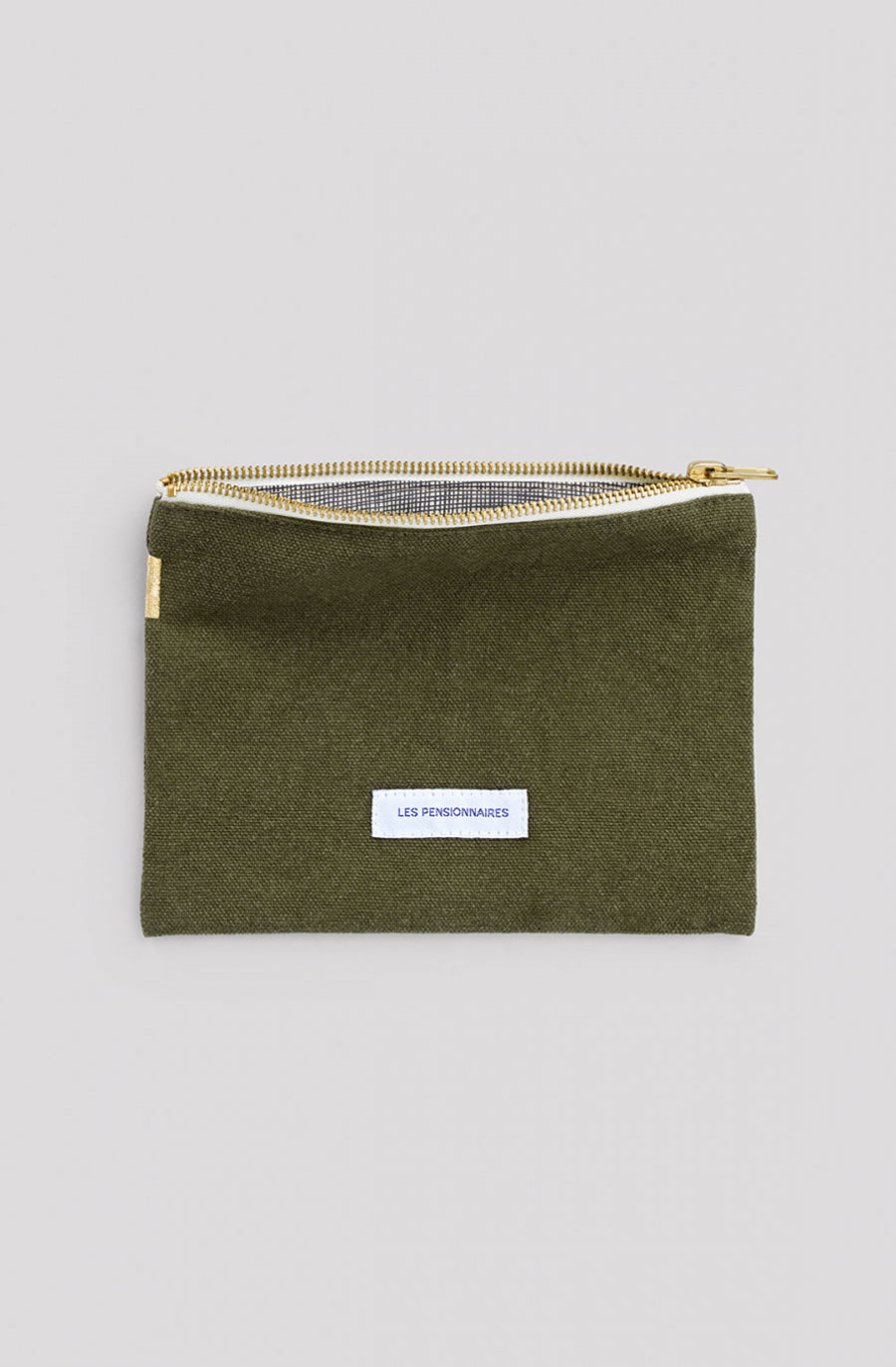 Small Pouch - Caper Green | biancalorenne.co.nz