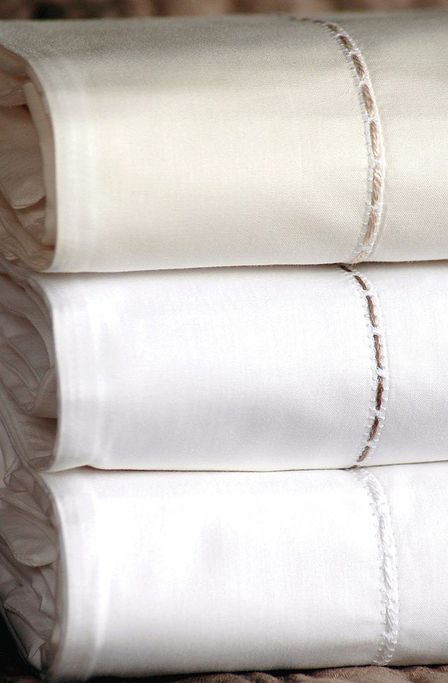 Milano Ivory Sheets | biancalorenne.co.nz